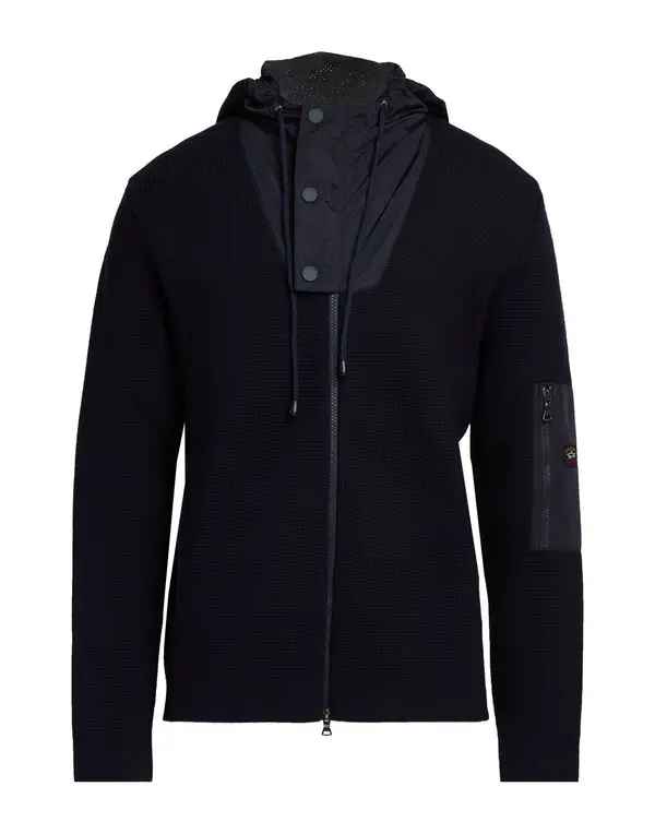 Paul & Shark Jacket Midnight Size Virgin Wool, Polyamide, Elastane
