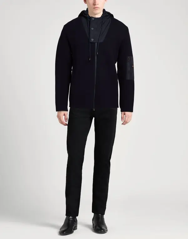 Paul & Shark Jacket Midnight Size Virgin Wool, Polyamide, Elastane