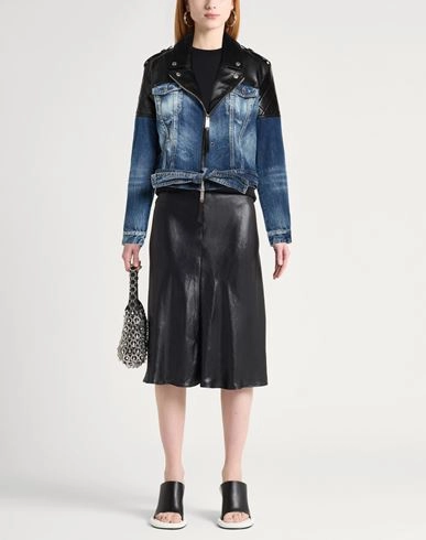 Dsquared2 Denim And Calfskin Trucker Jacket