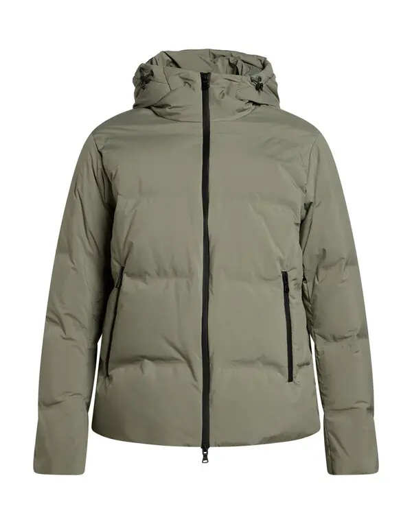 Paul & Shark Light Polyester Hooded Down Puffer Jacket - Green