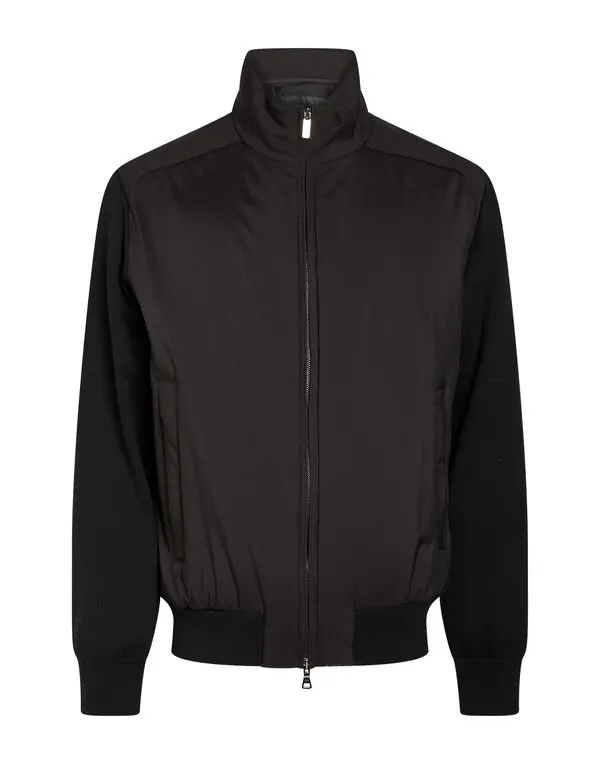 Paul & Shark Virgin Wool Polyester Jacket - Black