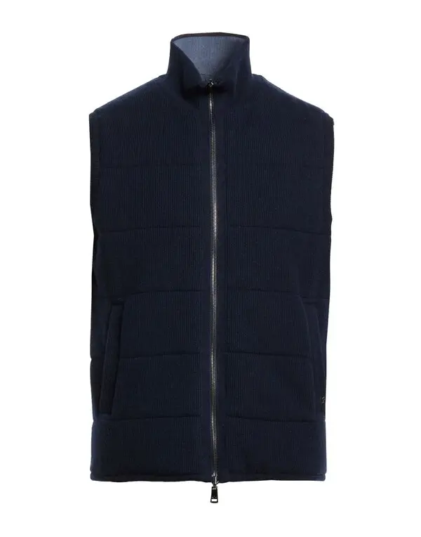 Paul & Shark Virgin Wool And Cashmere Vest - Navy