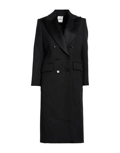 Sandro Coat Size Cotton, Polyester, Virgin Wool - Black