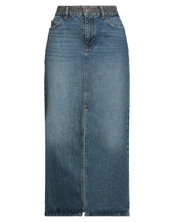 Ba&sh Denim Maxi Skirt