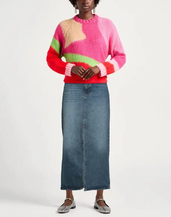 Ba&sh Denim Maxi Skirt