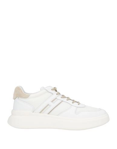 Hogan Sneakers Size Textile Fibers, Leather - White