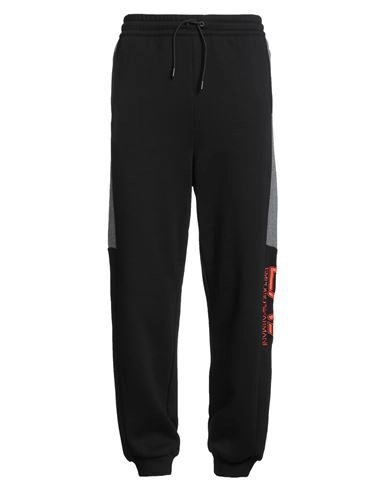 EA7 Pants Midnight Size Cotton, Elastane - Black