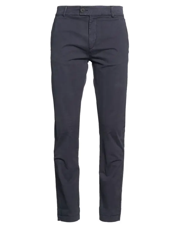 CLARK Pants Ivory Size Cotton, Elastane - Blue