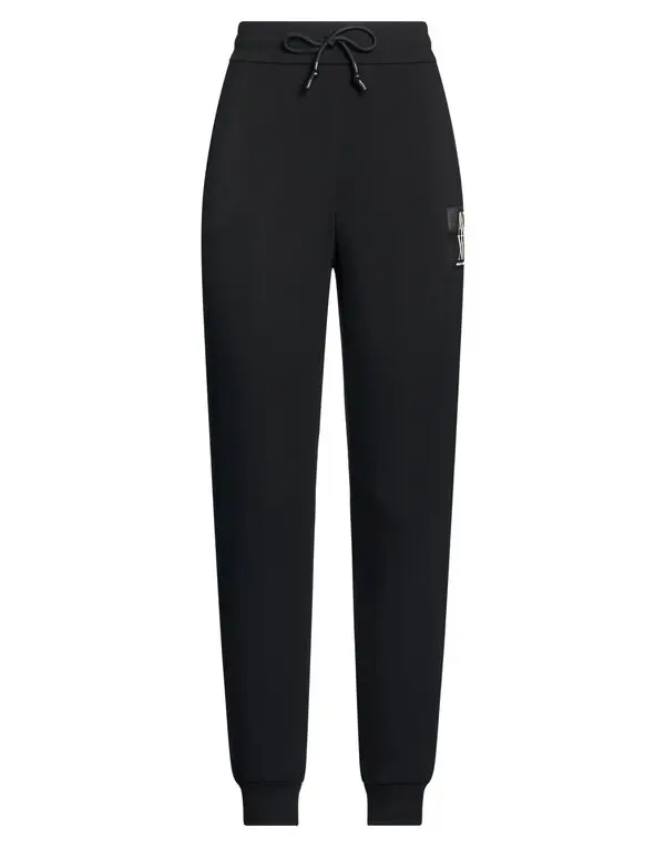 Armani Exchange Viscose Blend Track Pants - Black