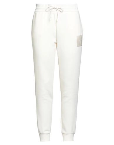 Armani Exchange Viscose Blend Track Pants - Cream