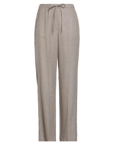 CARACTÈRE Pants Size Viscose, Wool - Light Brown