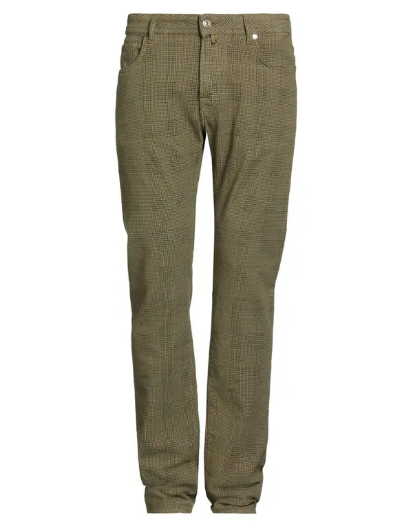 JACOB COHЁN Plaid Cotton Elastane Pants