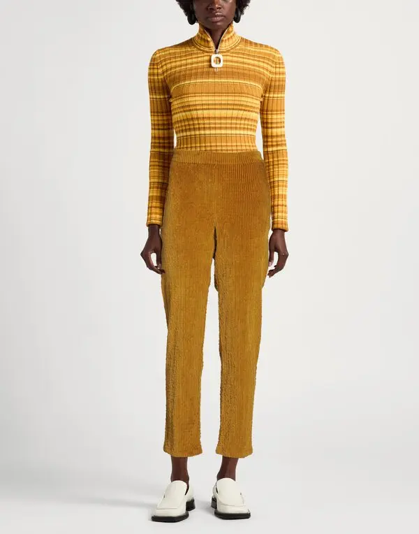 Momoni Tapered Corduroy Trousers - Mustard