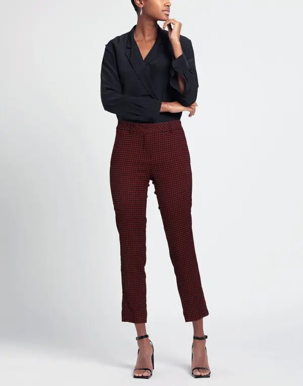 SIMONA CORSELLINI Pants Size Viscose, Polyester, Elastane