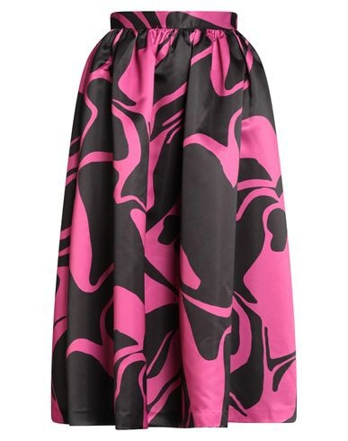 SUOLI Midi Skirt Size Polyester - Fuchsia