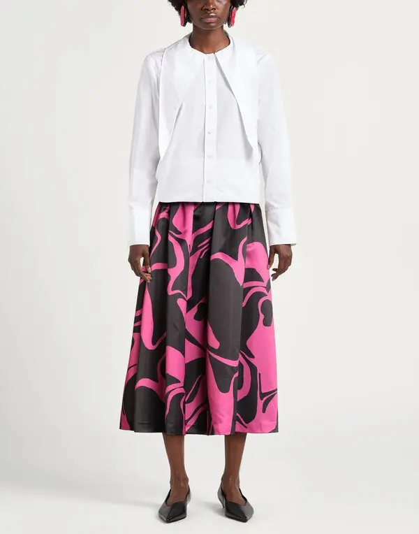 SUOLI Polyester Midi Skirt