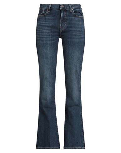 7 For All Mankind Jeans Size Cotton, Elastane - Blue