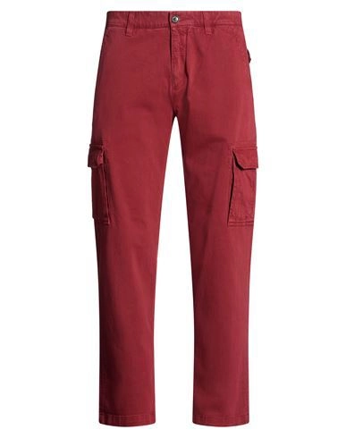 MOORER Cotton, Cashmere, And Elastane Cargo Pants - Red