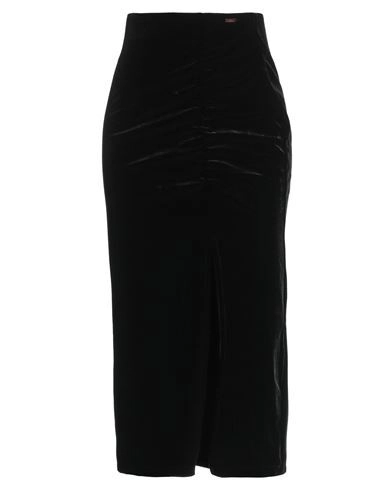 Armani Exchange Velvet Pencil Midi Skirt - Black