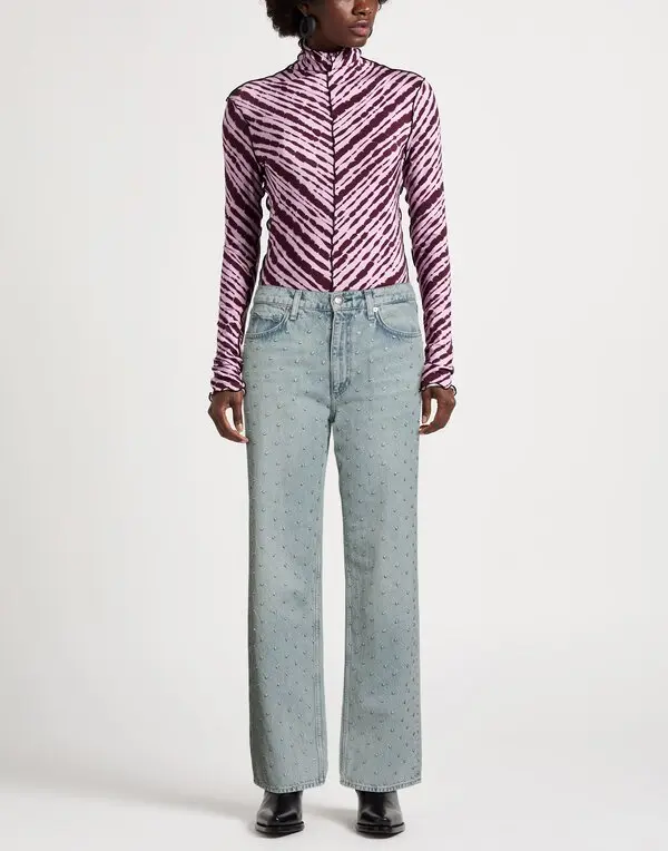 Rag & Bone Embellished Straight-leg Denim Jeans