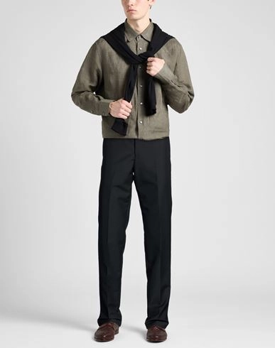 LARDINI Wool And Mohair Wool Tailored Pants