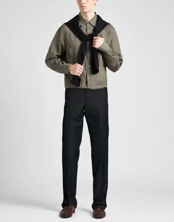 LARDINI Wool And Mohair Wool Tailored Pants