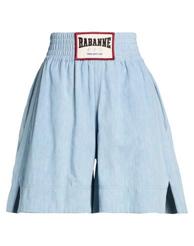 Rabanne Denim Shorts Size Cotton - Blue