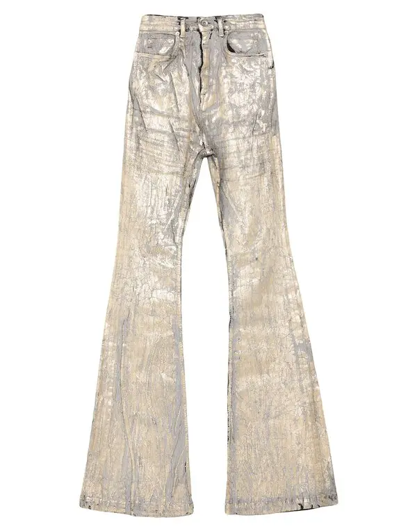 Rick Owens Flared Metallic Pants
