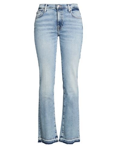 7 For All Mankind Jeans Size Cotton, Modal, Elastomultiester, Elastane - Blue