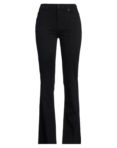 7 For All Mankind Pants Size Cotton, Lyocell, Polyester, Viscose, Elastane - Black