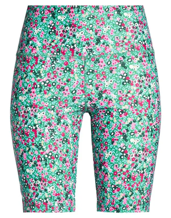 Malìparmi Floral Print High Waisted Bike Shorts