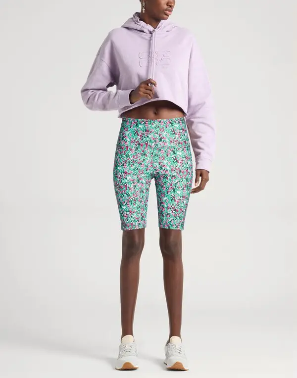 Malìparmi Floral Print High Waisted Bike Shorts