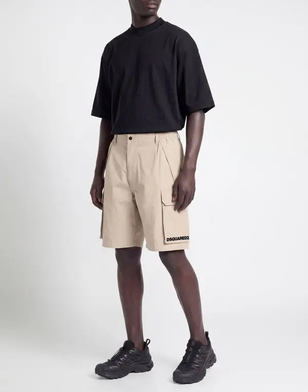Dsquared2 Shorts & Bermuda Shorts Size Cotton, Elastane - Beige