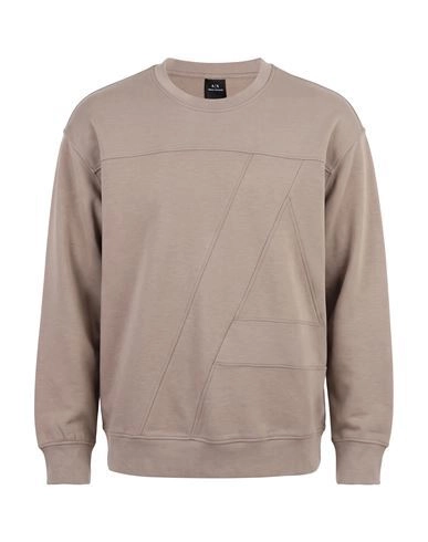 Armani Exchange Cotton Blend Crewneck Sweatshirt - Grey