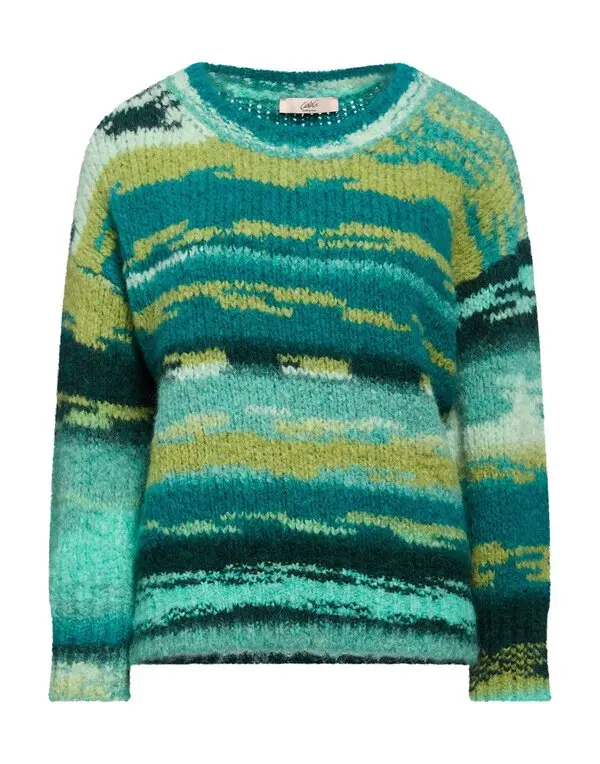 CARLA G. Emerald Wool Blend Sweater - Green