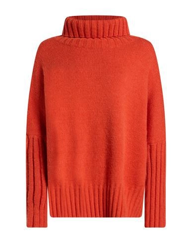 CARLA G. Turtleneck Sweater - Orange