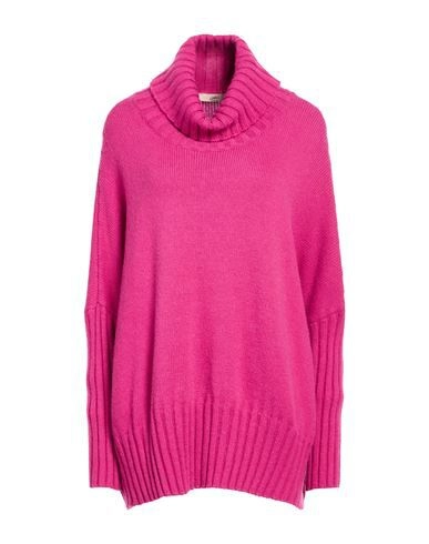 CARLA G. Turtleneck Fuchsia Size Polyacrylic, Alpaca Wool, Polyamide, Polyester - Pink