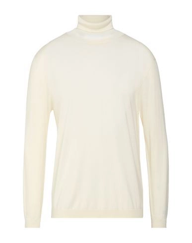 LARDINI Turtleneck Ivory Size Wool, Silk, Cashmere - White