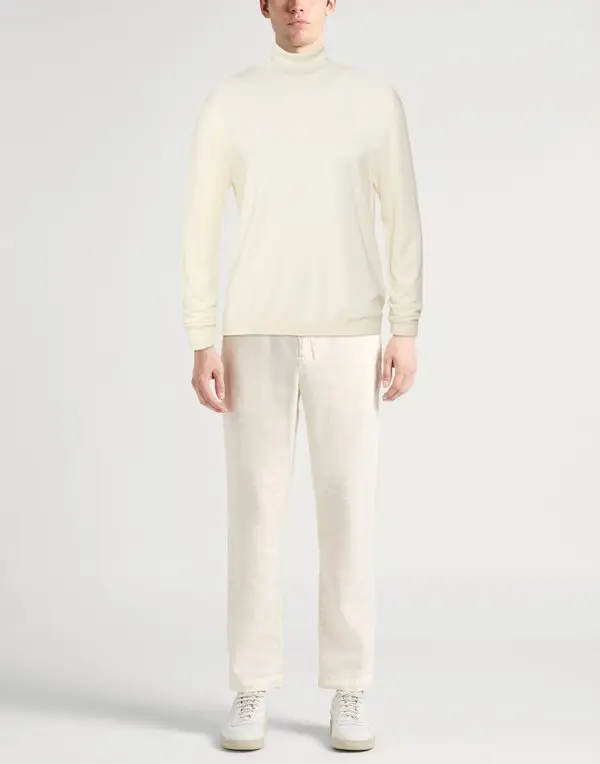 LARDINI Wool, Silk, And Cashmere Turtleneck Sweater