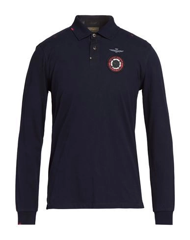 AERONAUTICA MILITARE Polo Shirt Size Cotton - Blue