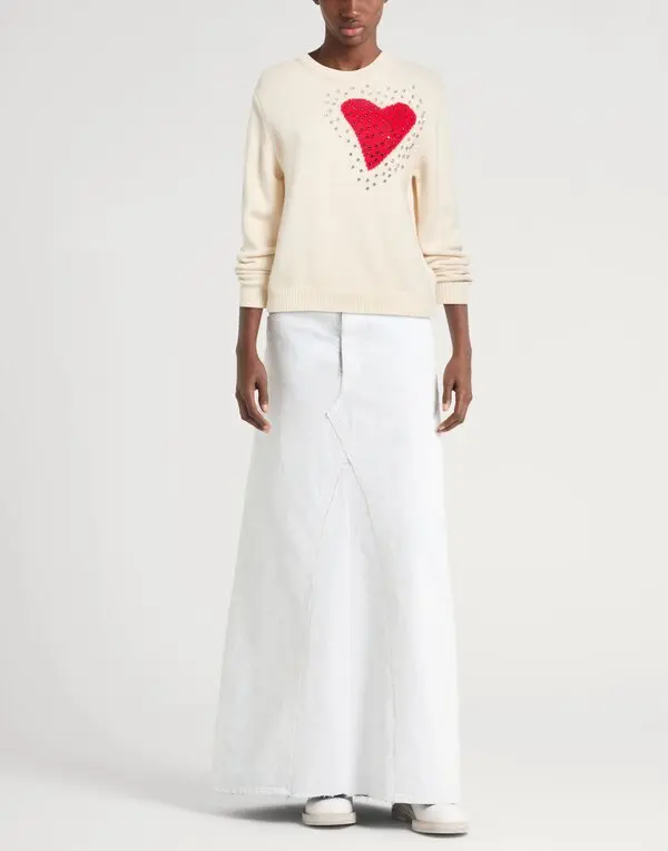 KAOS Sweater With Embellished Heart Detail