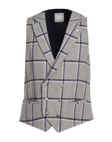 L.B.M. 1911 L. B.m. 1911 Tailored Vest Light Size Wool, Cotton, Polyamide, Polyester, Acrylic - Grey