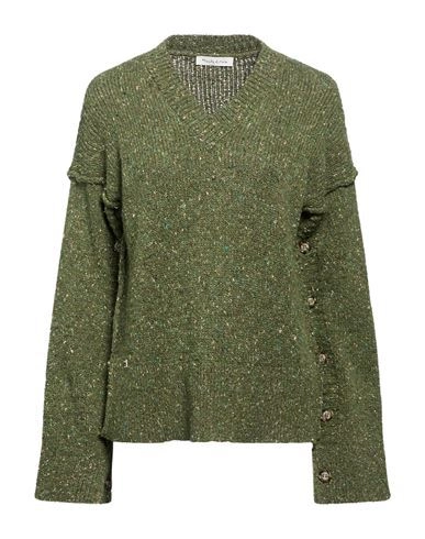 MANILA GRACE Sweater Military Size Wool, Polyamide, Viscose, Polyester - Green