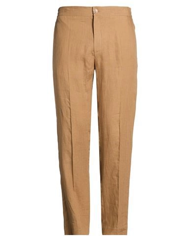 Sandro Pants Camel Size Linen - Beige