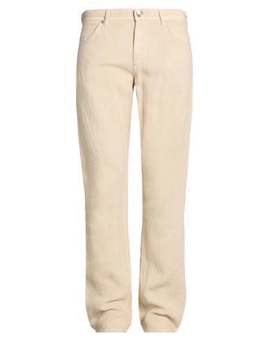 120% Lino Pants Size Linen - Beige