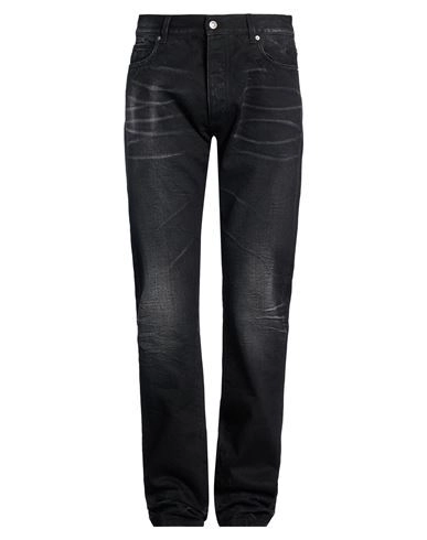 THE BIG WHITE BLUE Cotton Straight-leg Jeans - Black