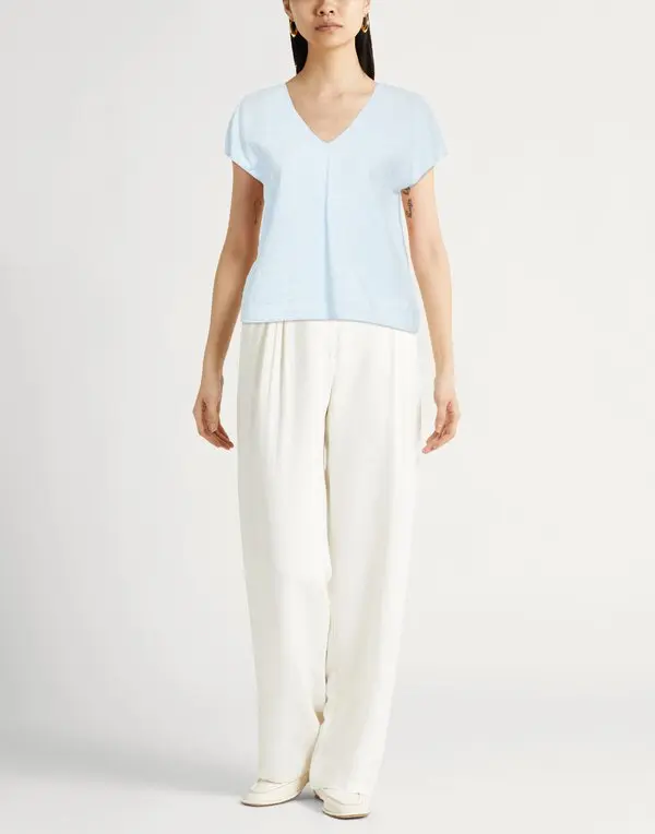 Peserico Sky Linen V-neck Top