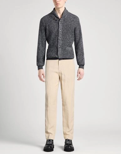 120% Lino Linen Tapered Leg Trousers - Beige