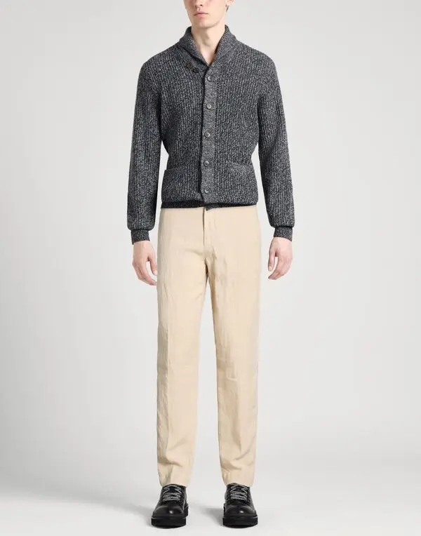 120% Lino Linen Tapered Leg Trousers - Beige