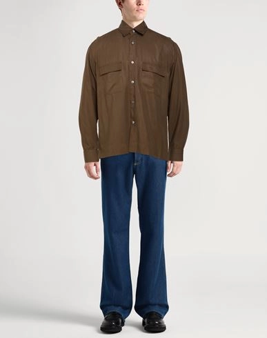 XACUS Shirt Khaki Size Lyocell